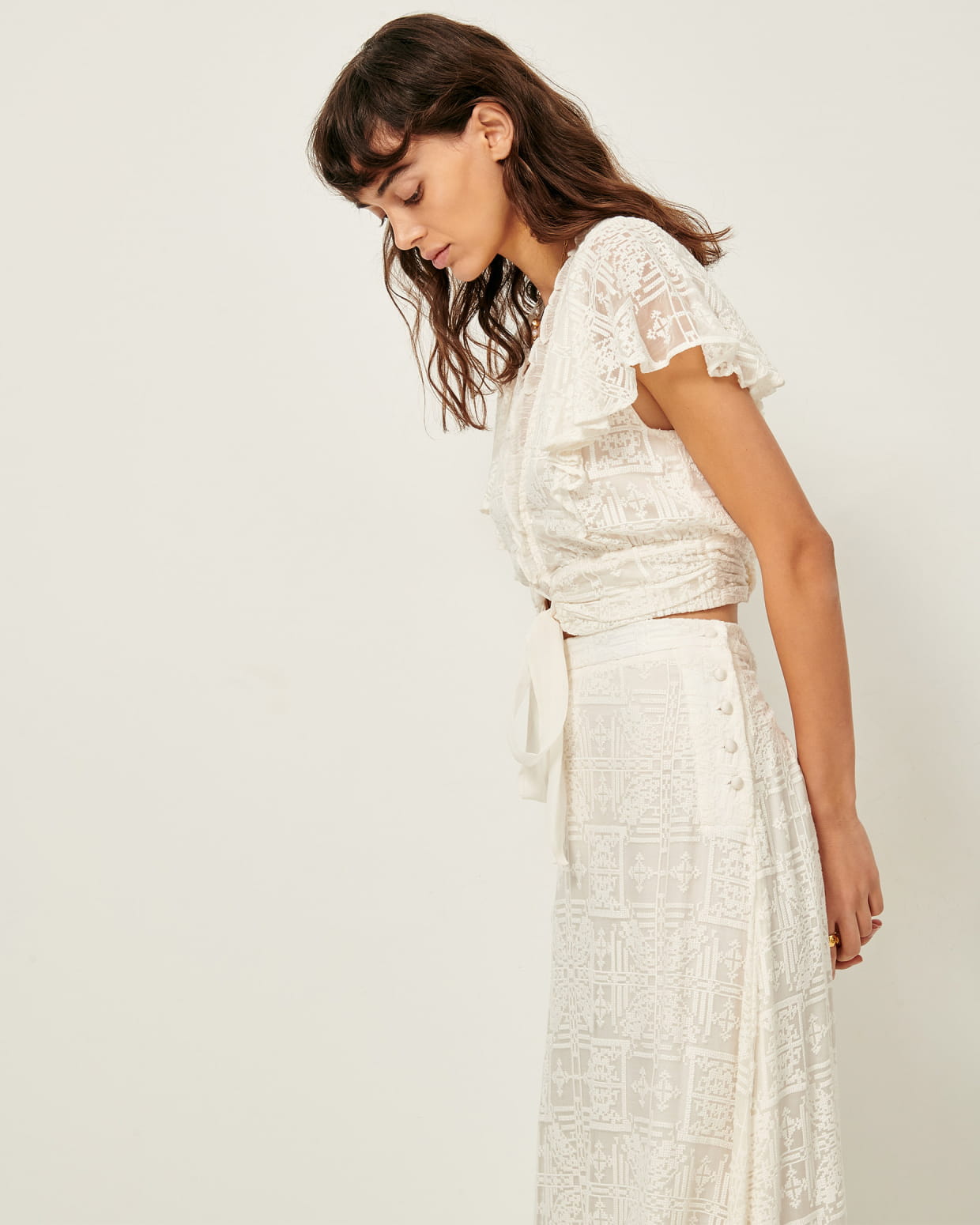 Top DEAR Antic white | SESSÙN OUI | Site officiel