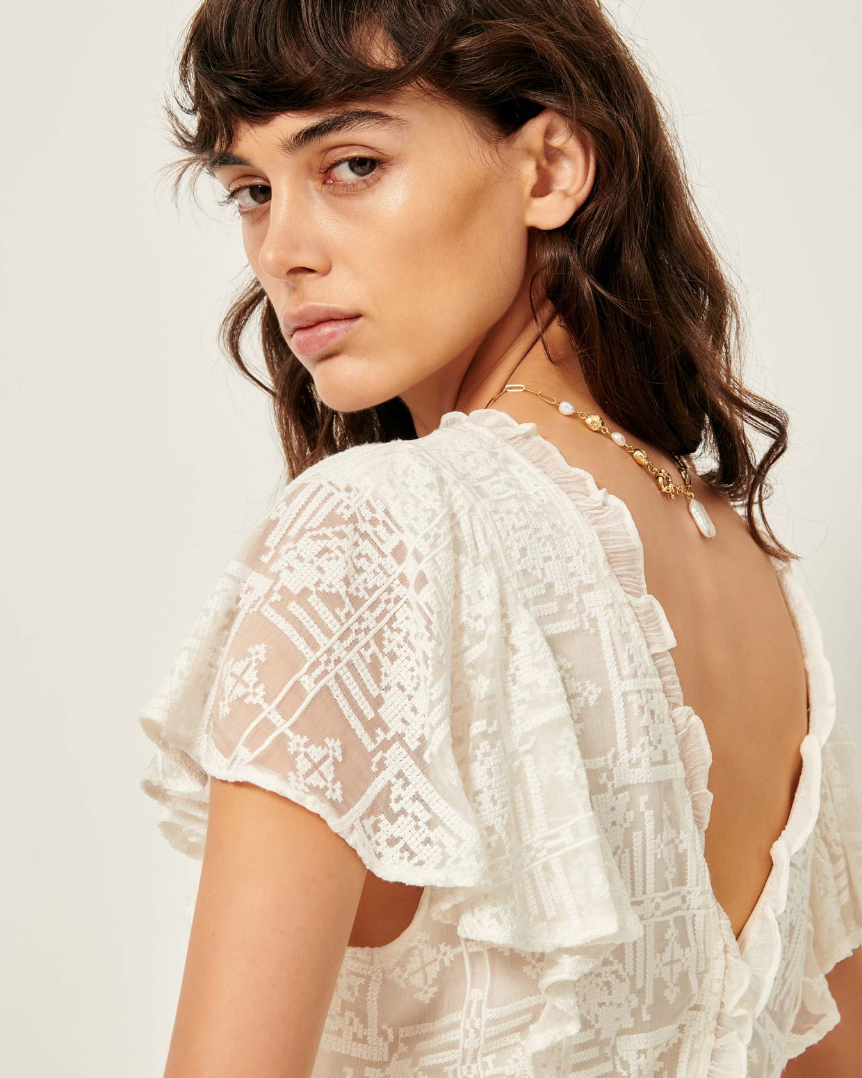 Top DEAR Antic white | SESSÙN OUI | Official website