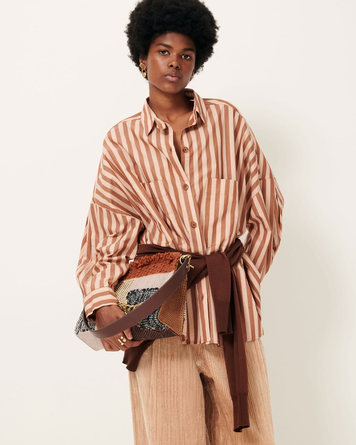 FONTANIA Toffee Blush | Shirt | SESSÙN Official website