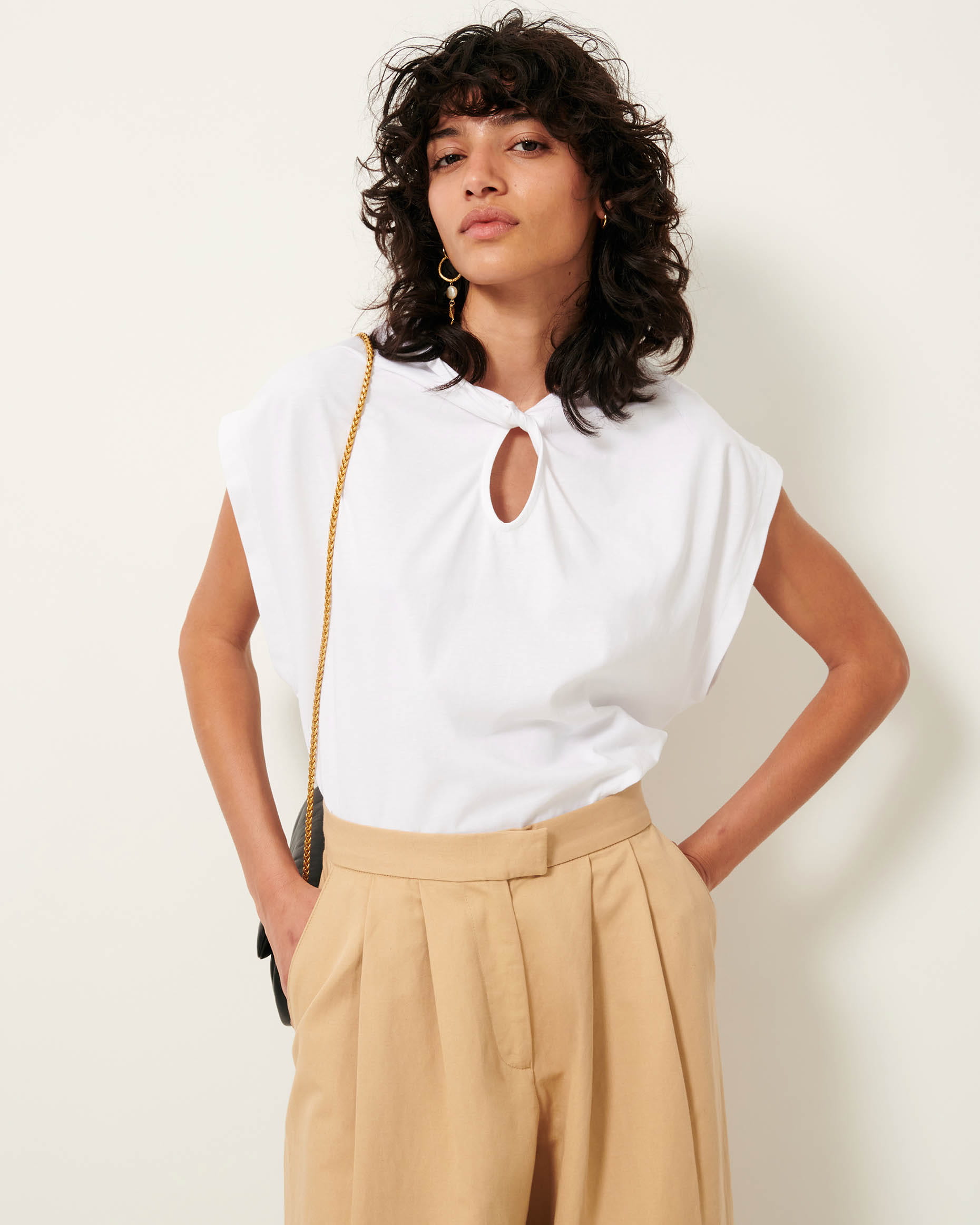 TWIST & SHOUT Optical White | T-shirt | SESSÙN Official website