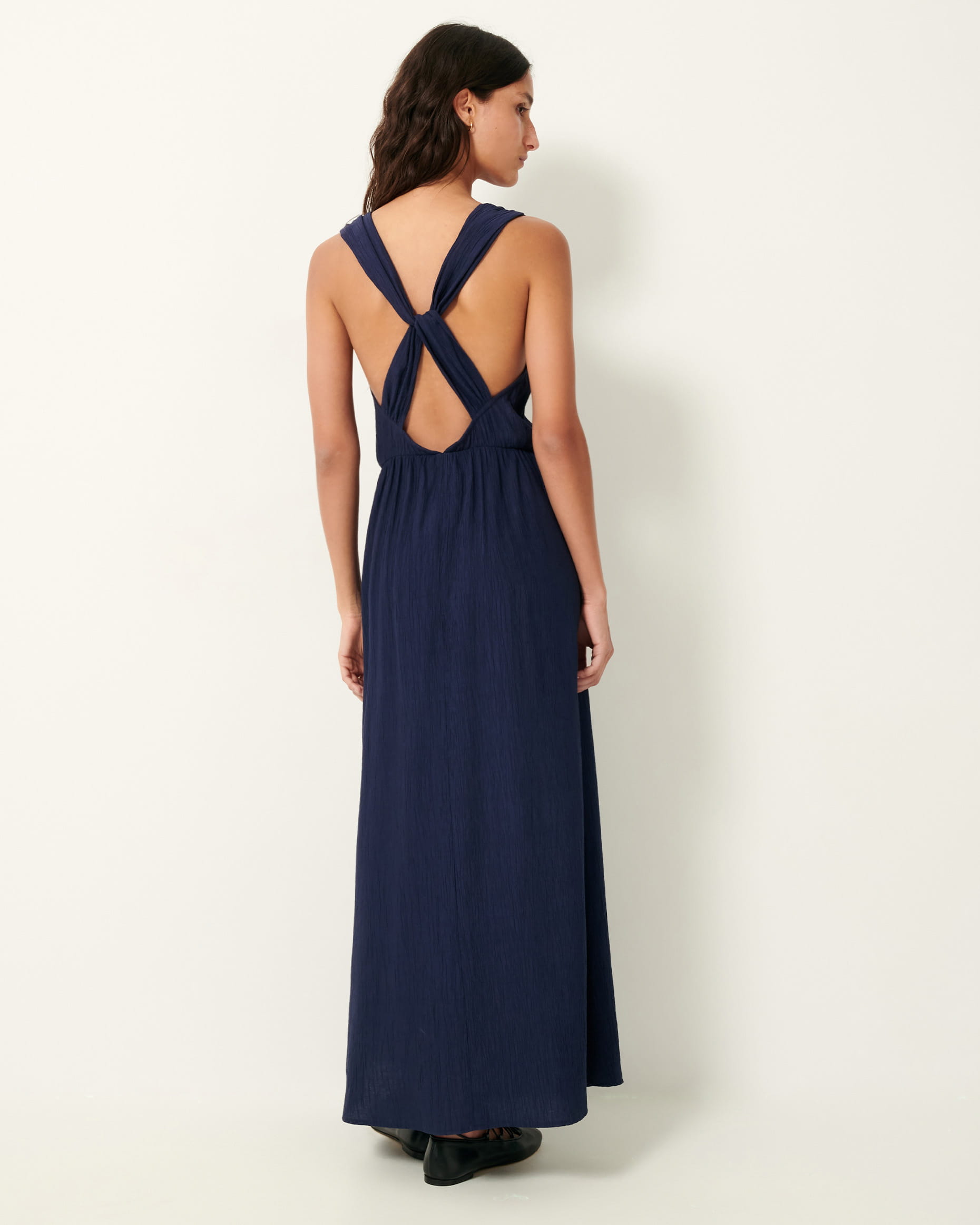 HELENE Bleu de Chine | Dress | SESSÙN Official website