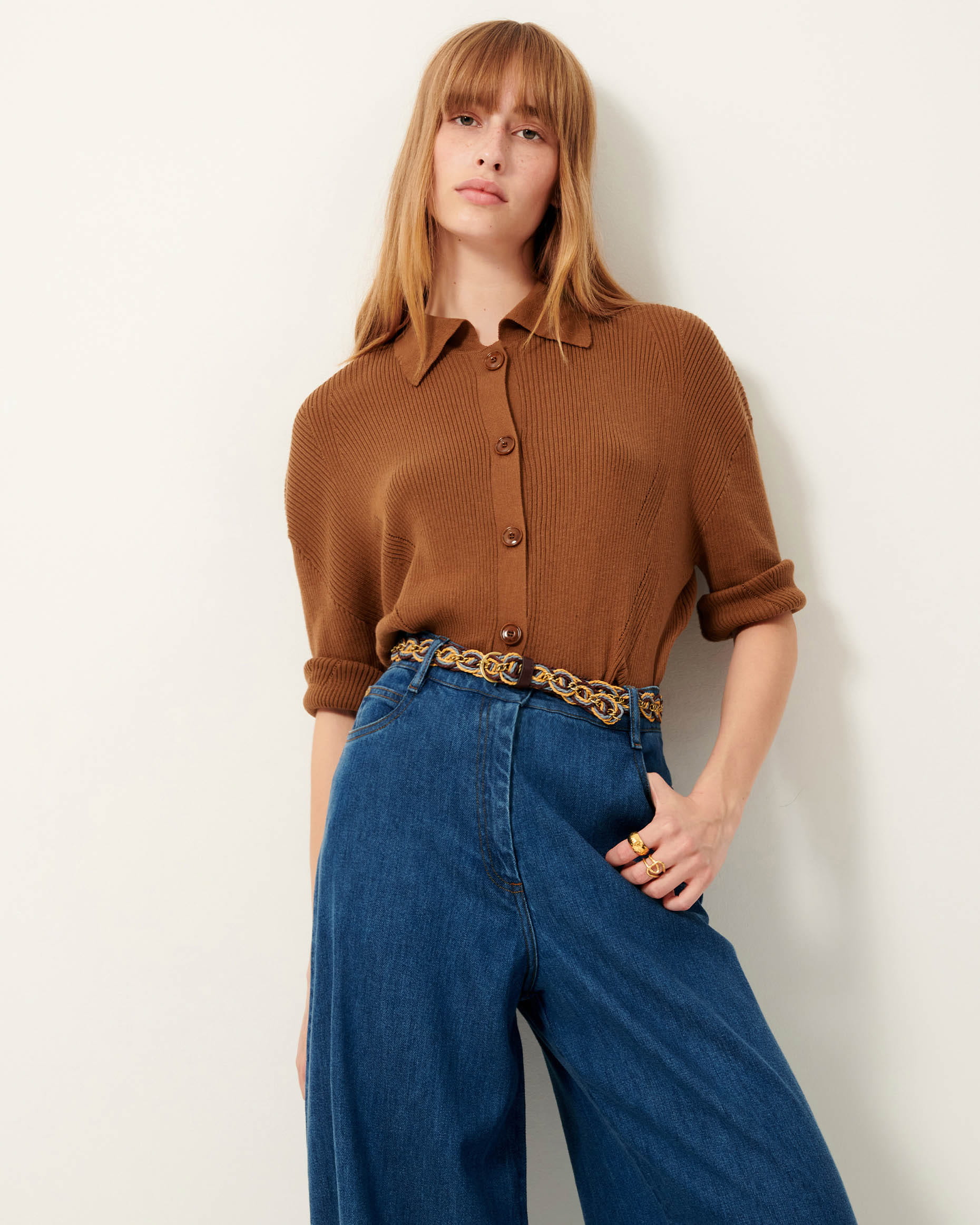 JOURNEY Caramel | Cardigan | SESSÙN Official website