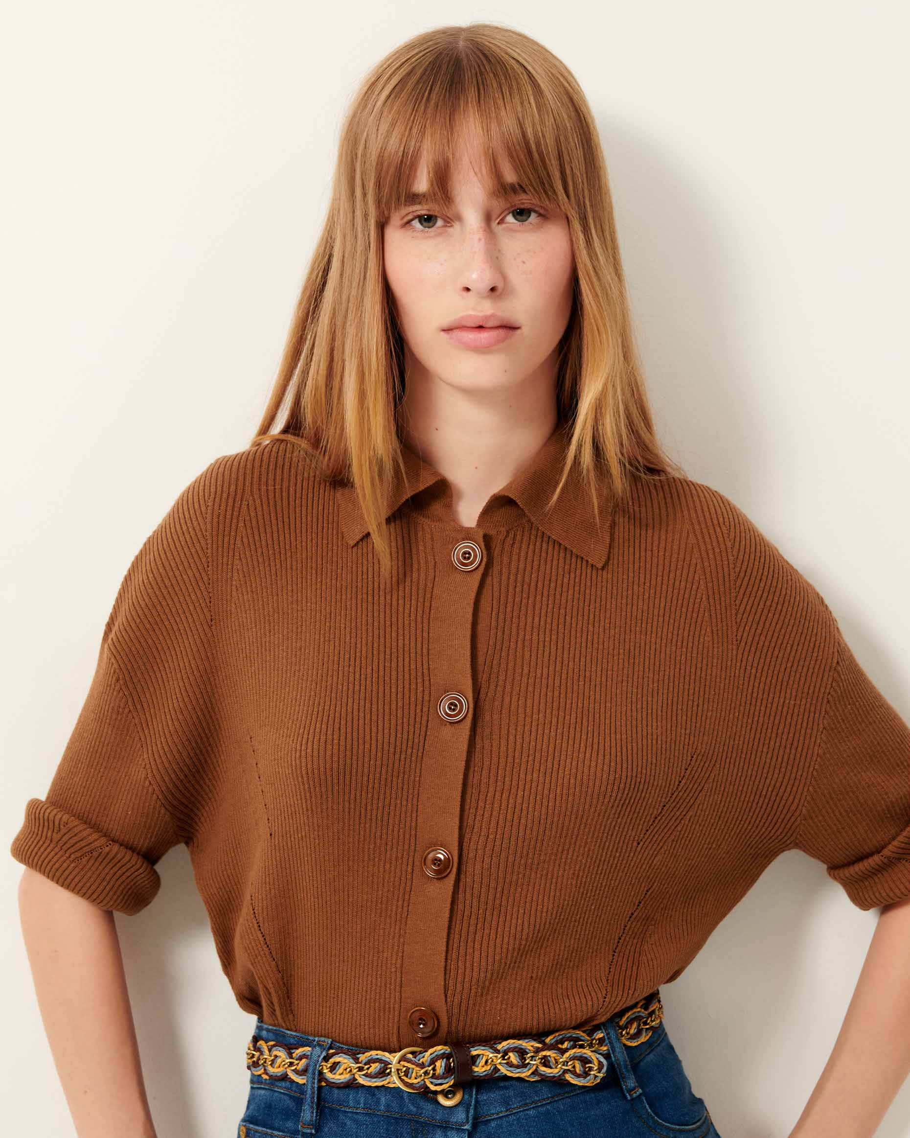 JOURNEY Caramel | Cardigan | SESSÙN Official website