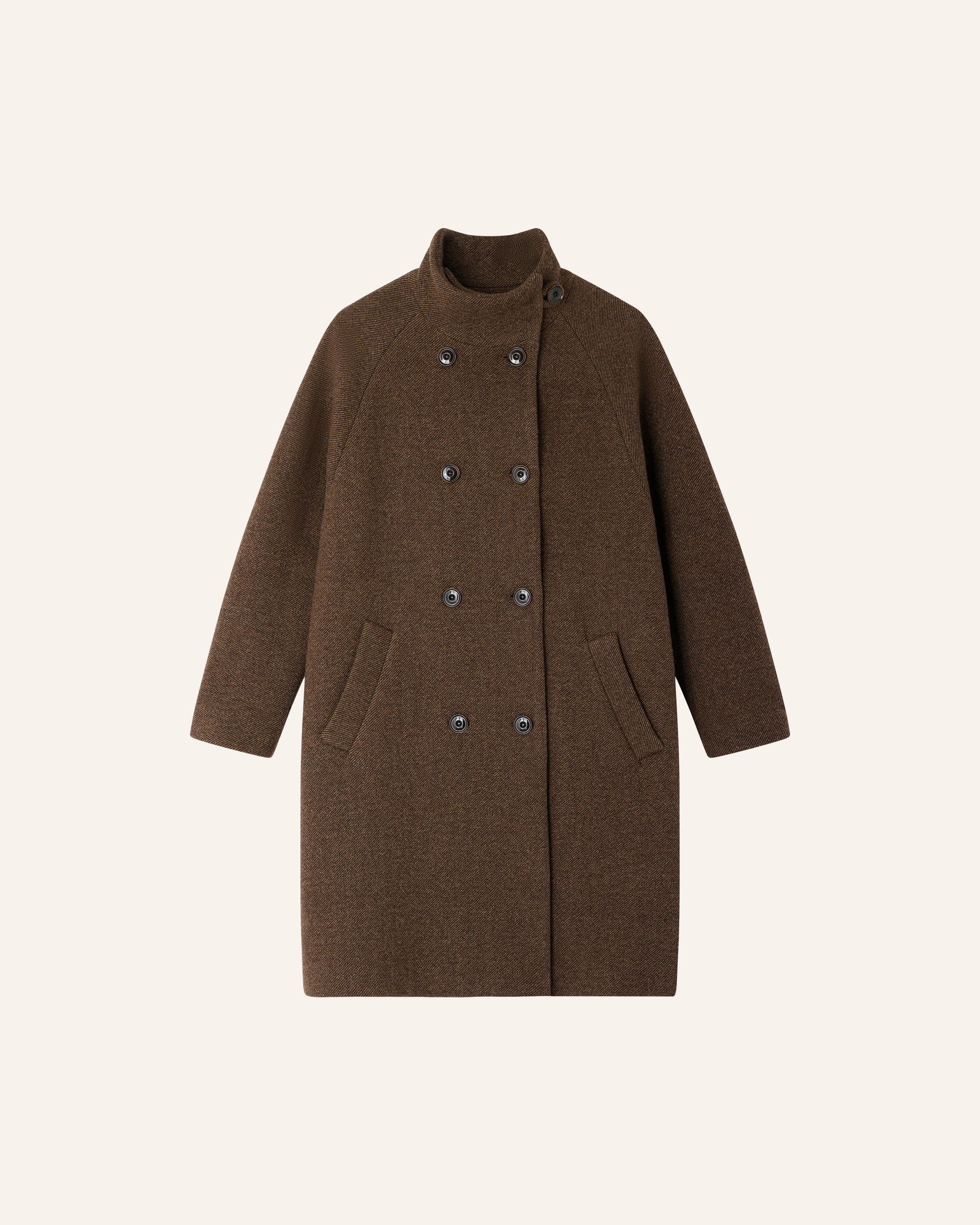 FLORAL BLVD Warm Stone | Coat | SESSÙN Official website