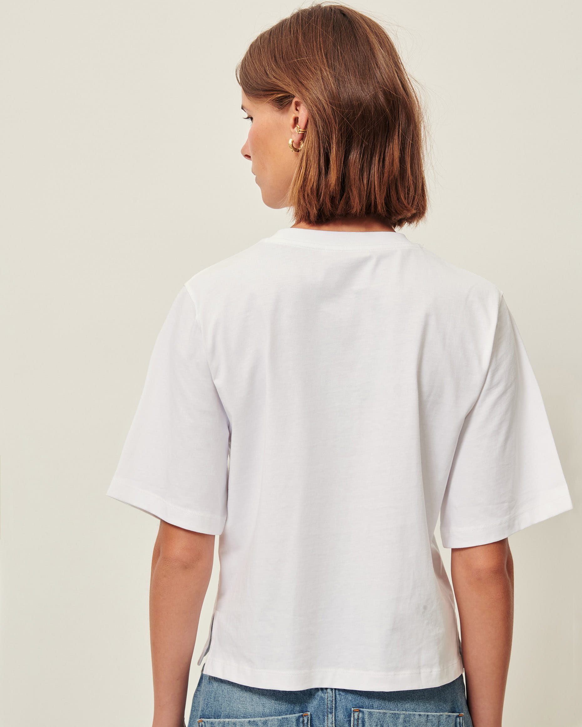 DOVEN Optical White | T-shirt | SESSÙN Officiële site