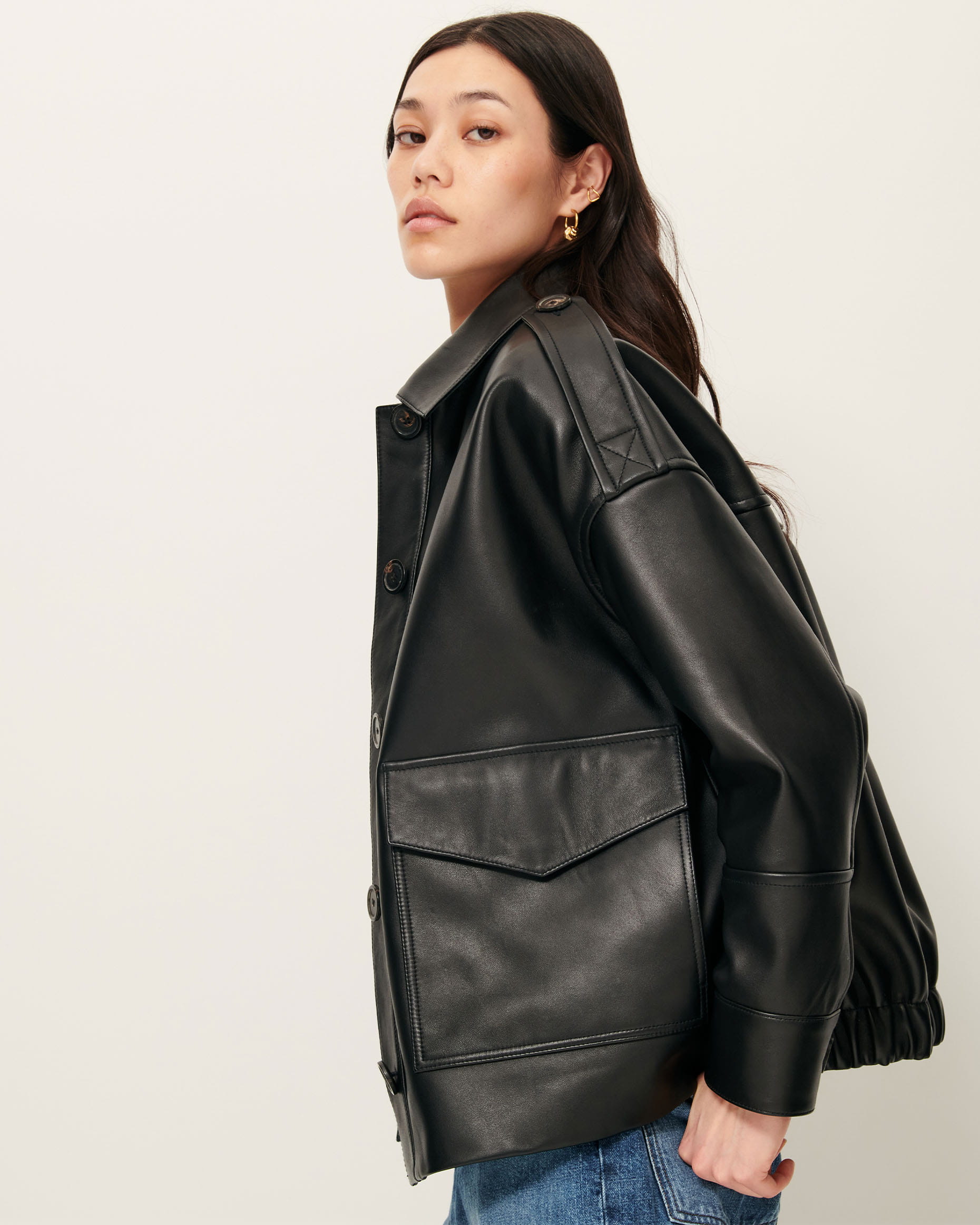 HARRIBOYD Black | Jacket | SESSÙN Official website