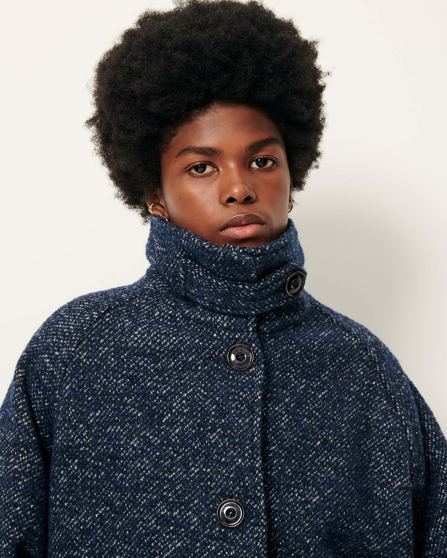 LEE VALLEY Denimwool | Coat | SESSÙN Official website