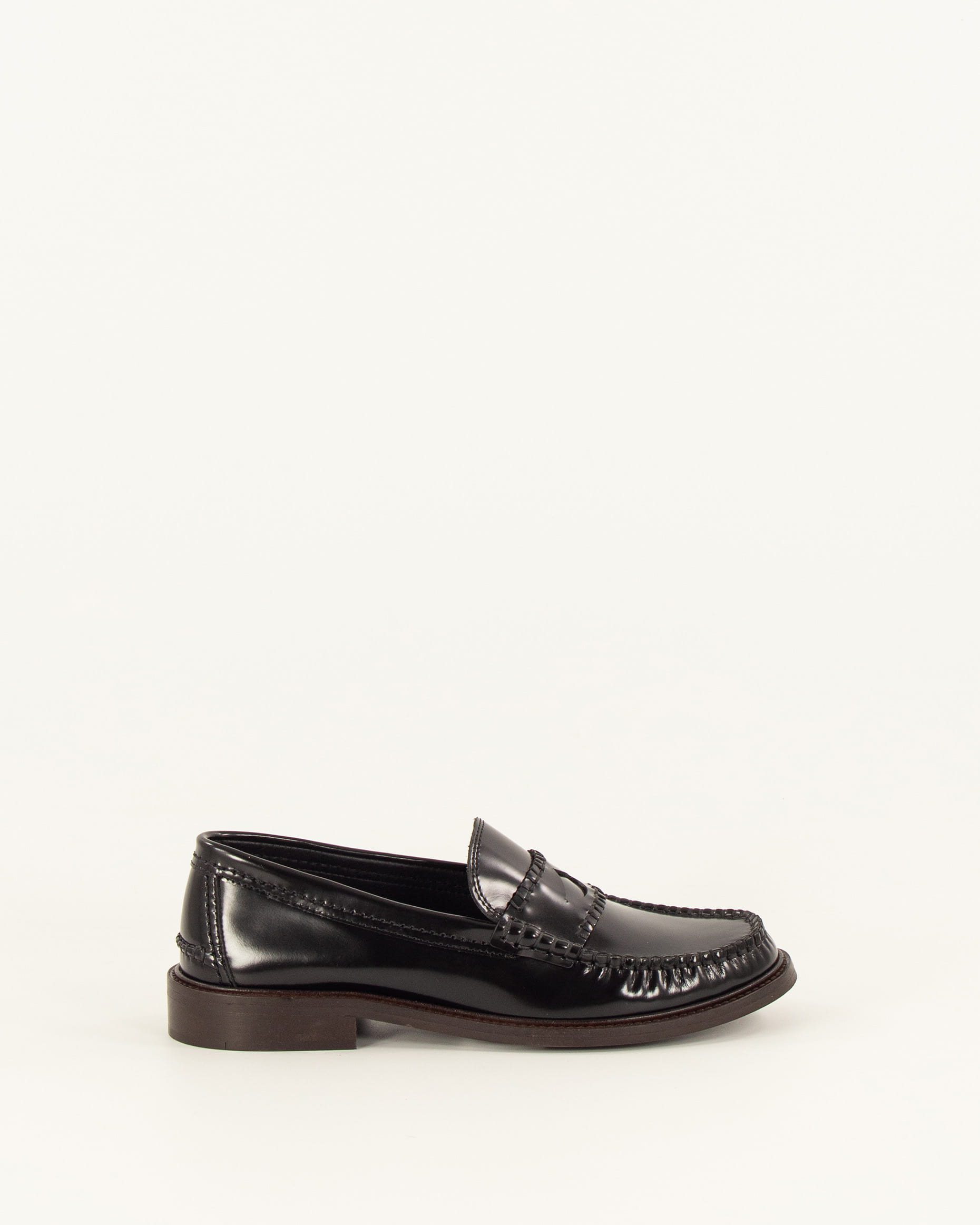 MACO Black Leather | Mocassins | SESSÙN Site officiel
