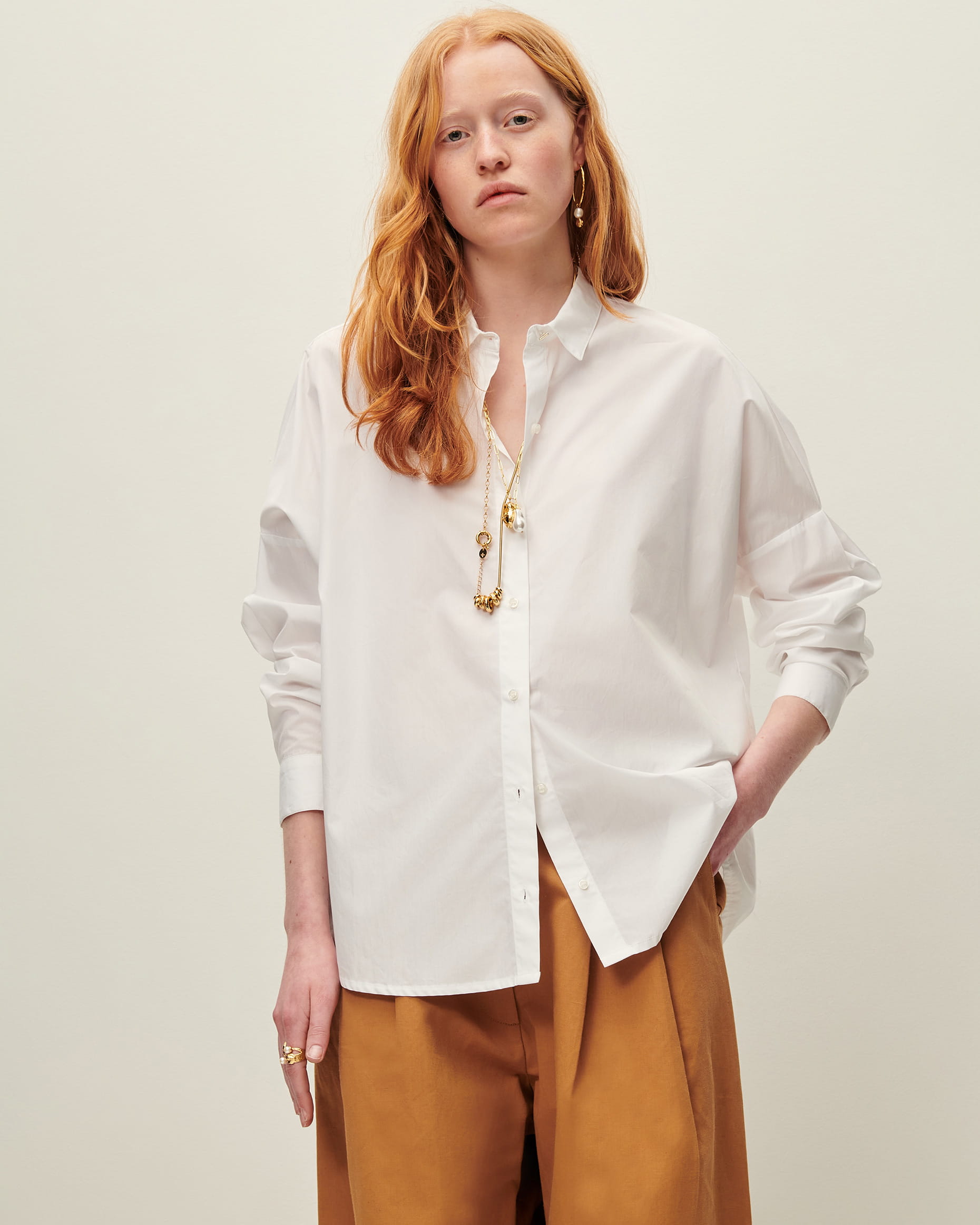 MAEMI O Optical White | Hemd | SESSÙN Offizielle webseite