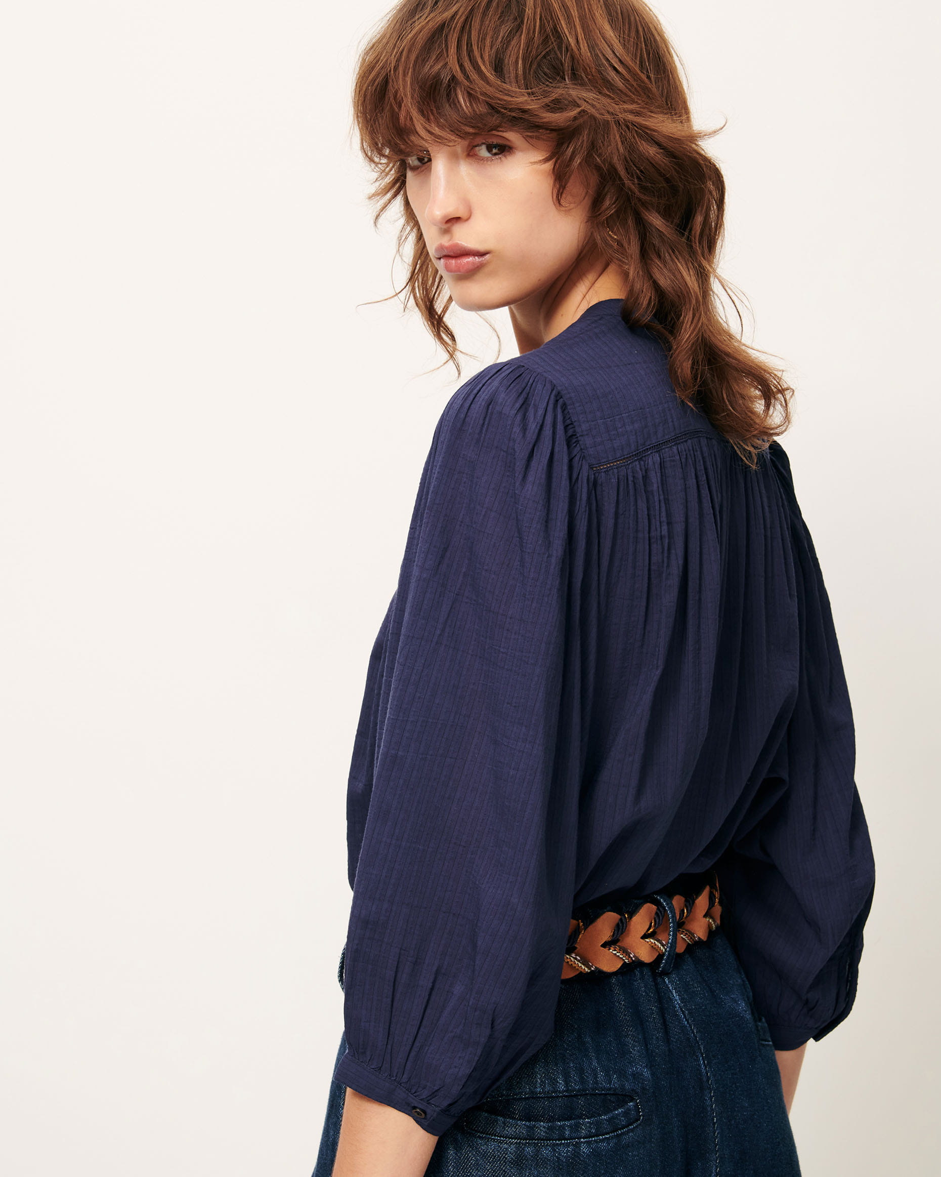 SAVI Indigo | Blouse | SESSÙN Official website