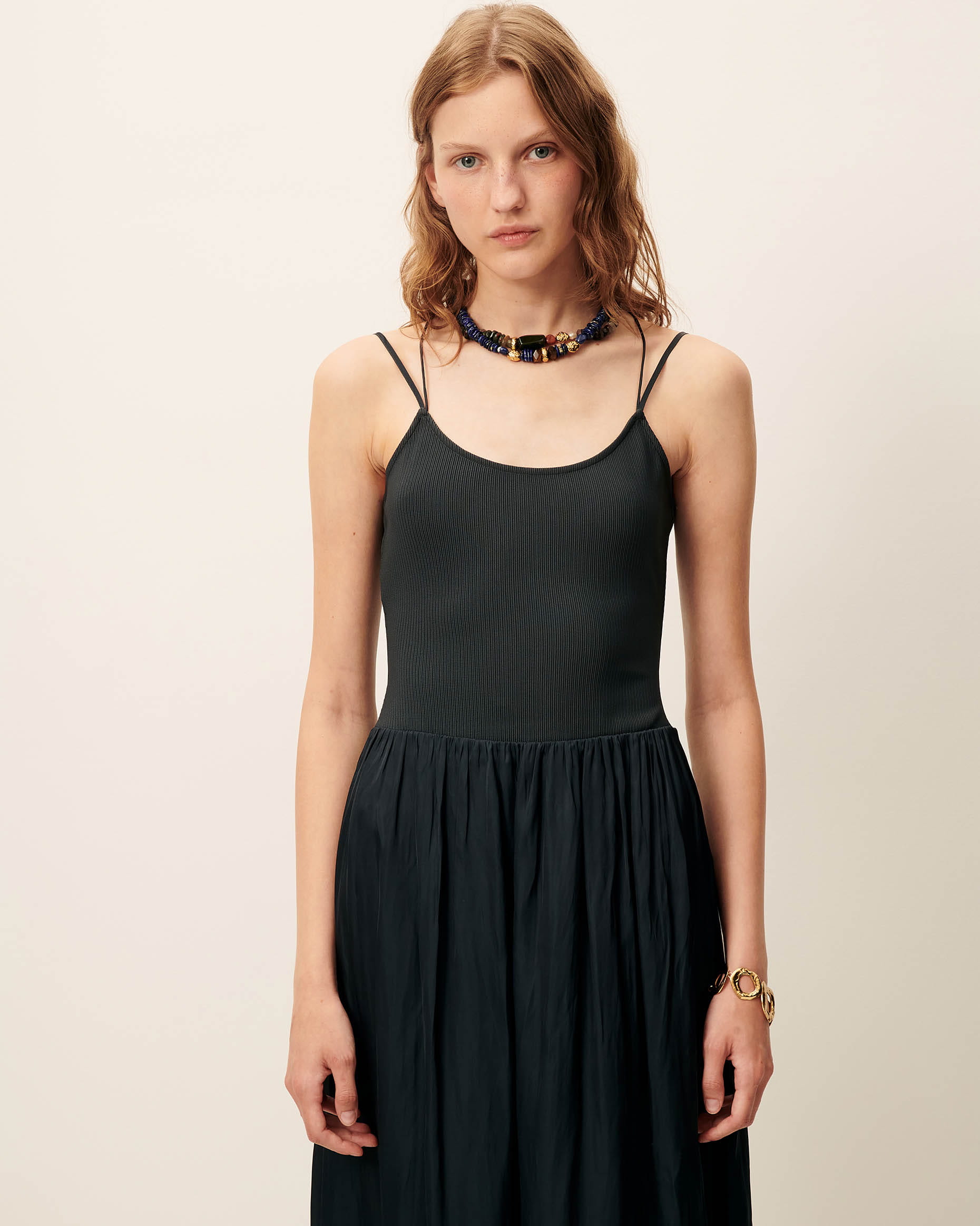 SWEET MAMBO Smoke Green | Dress | SESSÙN Official website