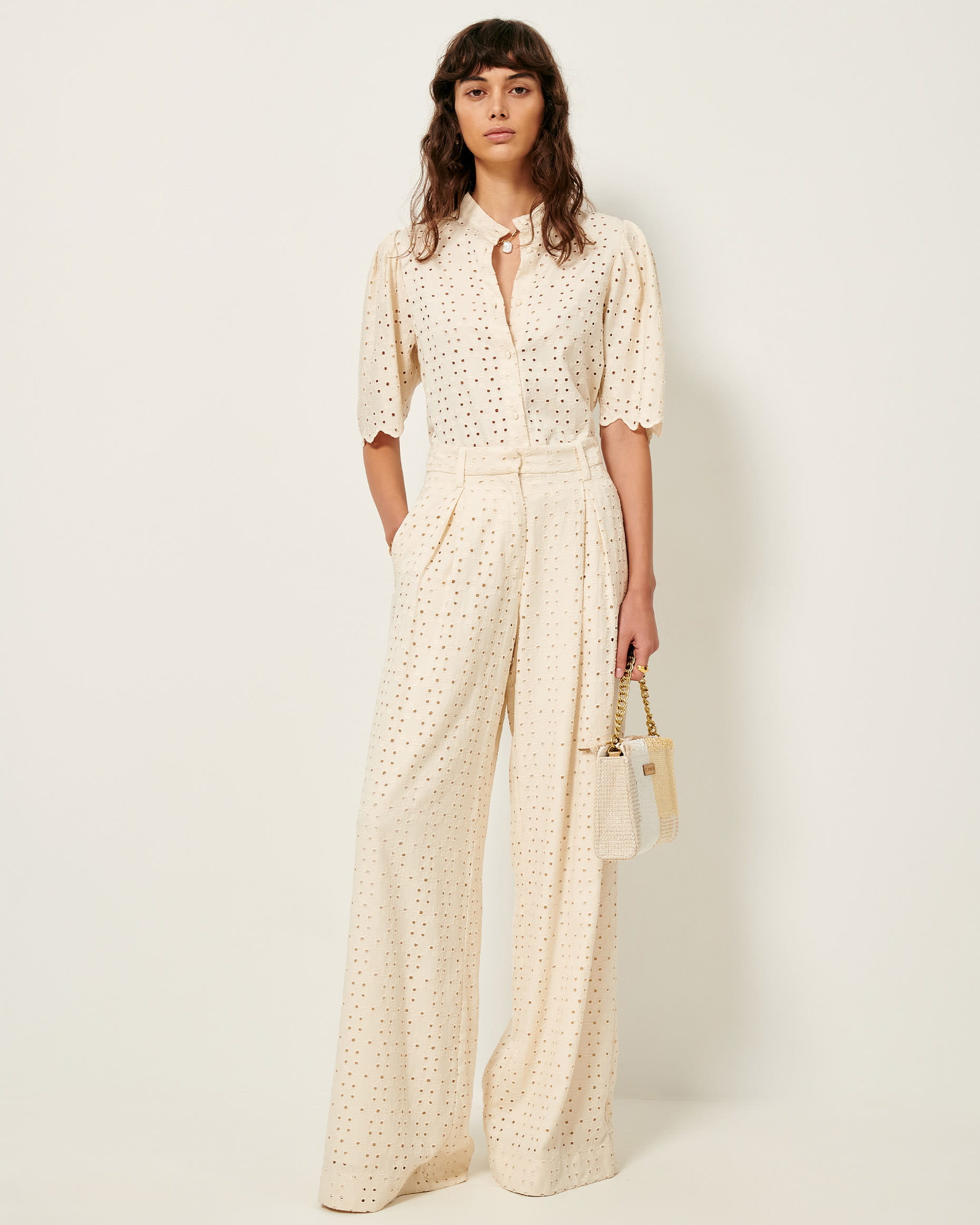 VALLAURI Ivory | Blouse | SESSÙN Site officiel