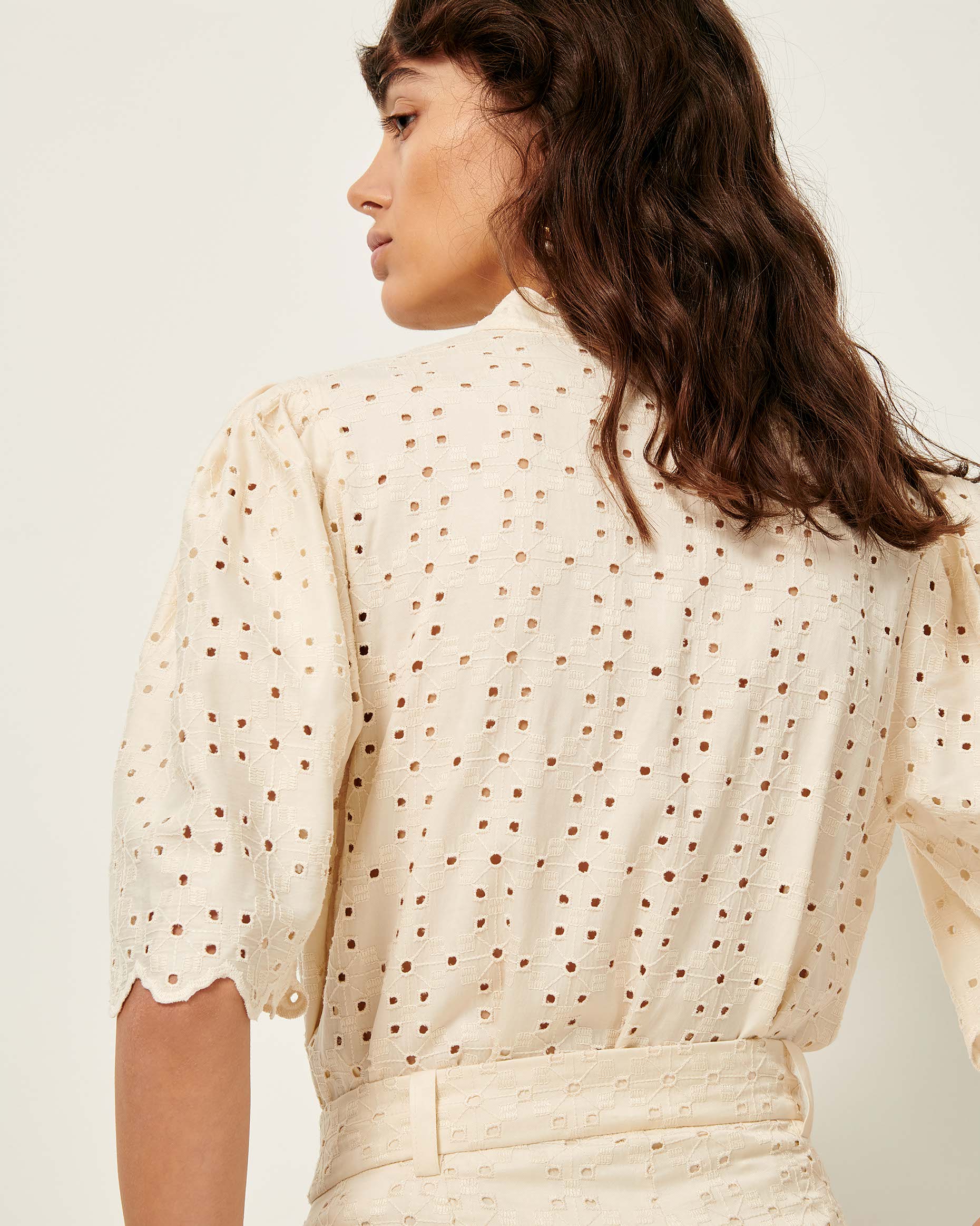 VALLAURI Ivory | Blouse | SESSÙN Site officiel