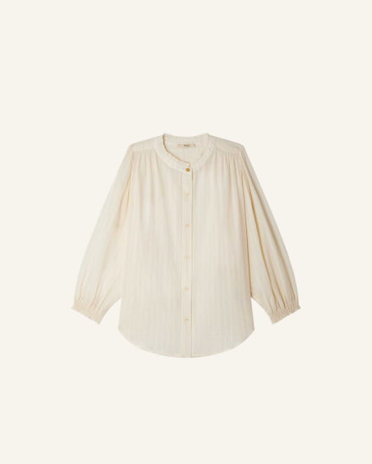 AMALIA Fleur de sel | Blouse | SESSÙN Official website